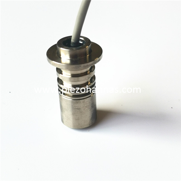 Custom Titanium Alloy Ultrasonic Gas Flow Transducer For Ultrasonic Gas ...