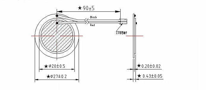 Custom Piezo Bimorph Piezo Disc Bender for Bike Reminding from China ...